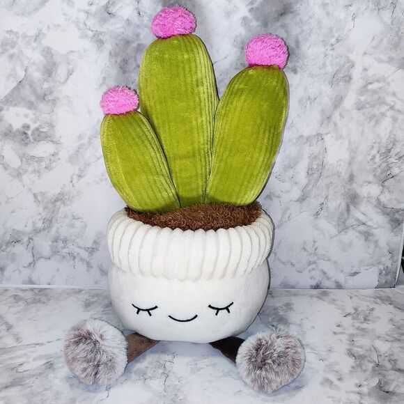 Russ | Accents | Greenhouse Russ Potted Plant Plush Flowering Cactus ...